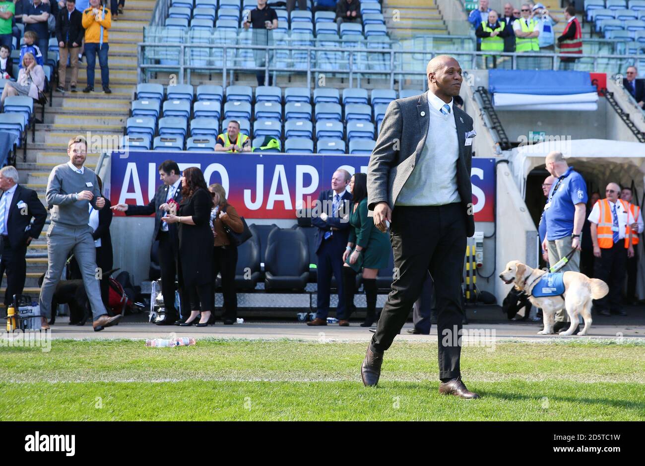Former Coventry City player John Williams during the Legends Parade ...