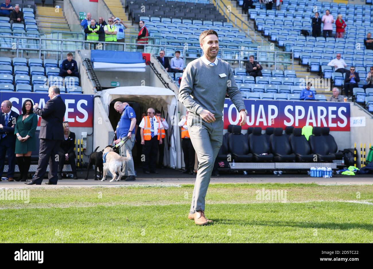 Former Coventry City player Barry Quinn during the Legends Parade Stock ...