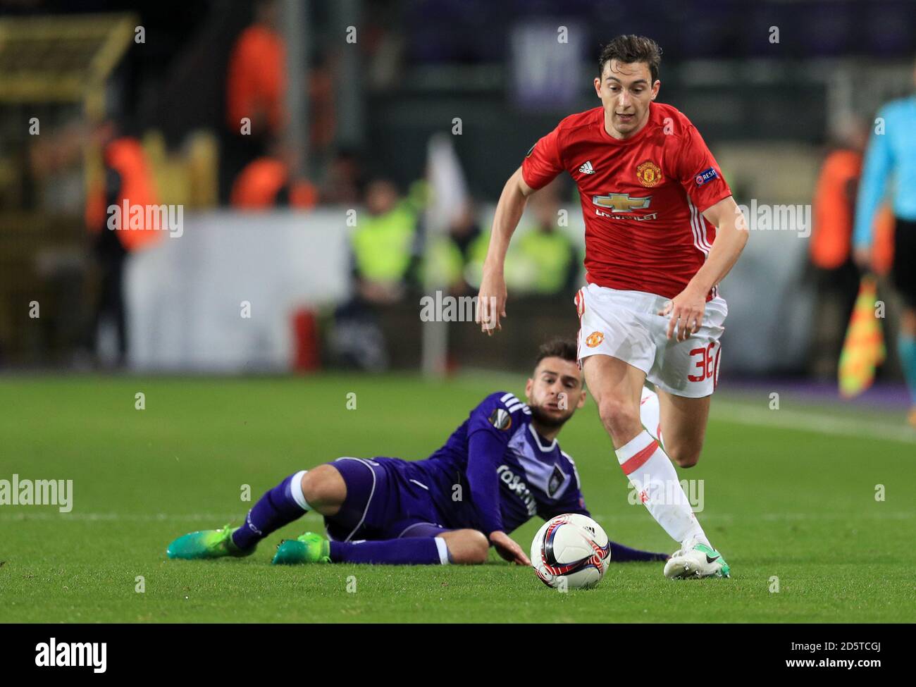 Manchester United's Matteo Darmian in action Stock Photo - Alamy