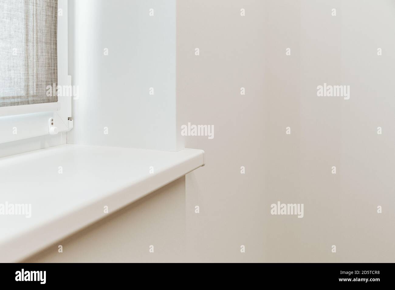 white slope and sill with a window Stock Photo - Alamy