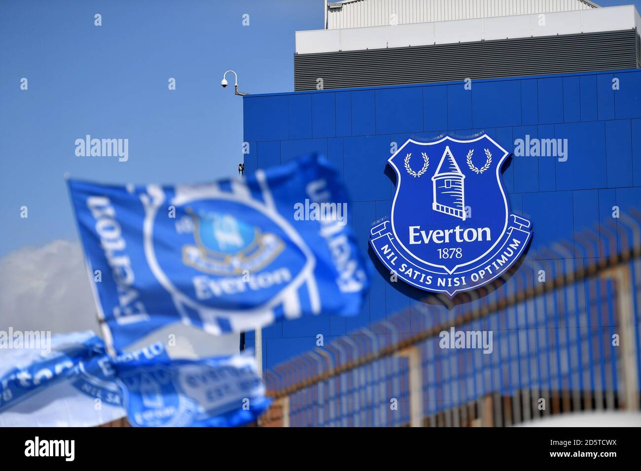 Goodison park everton crest hi-res stock photography and images - Alamy
