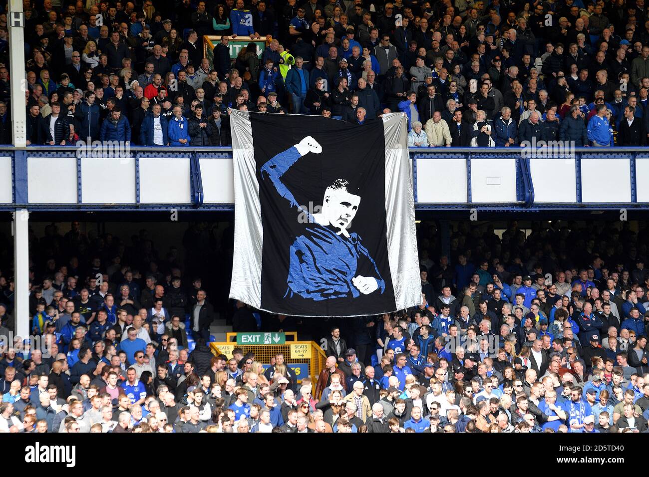 A Ross Barkley banner in the stands Stock Photo - Alamy