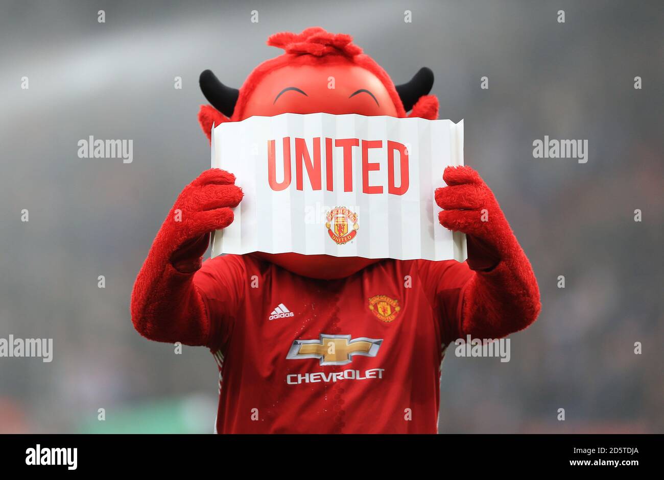 Manchester united mascot hi-res stock photography and images - Alamy