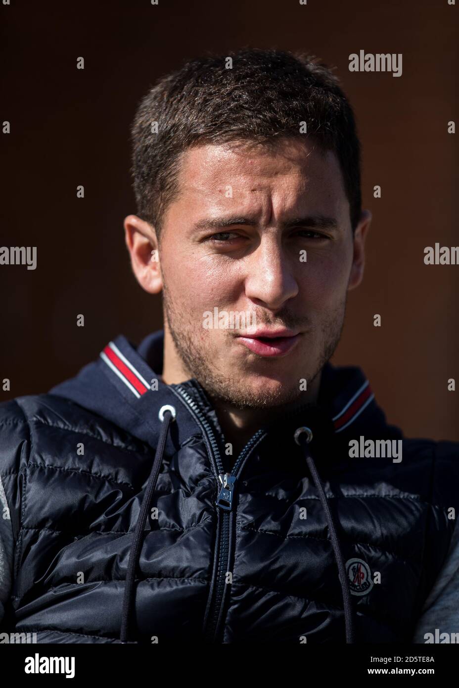 Chelsea's Eden Hazard during an interview Stock Photo - Alamy