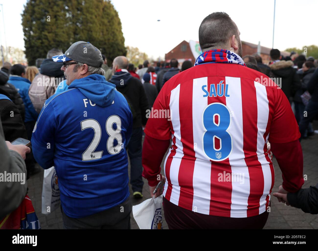 The fans of atletico madrid hi-res stock photography and images - Alamy