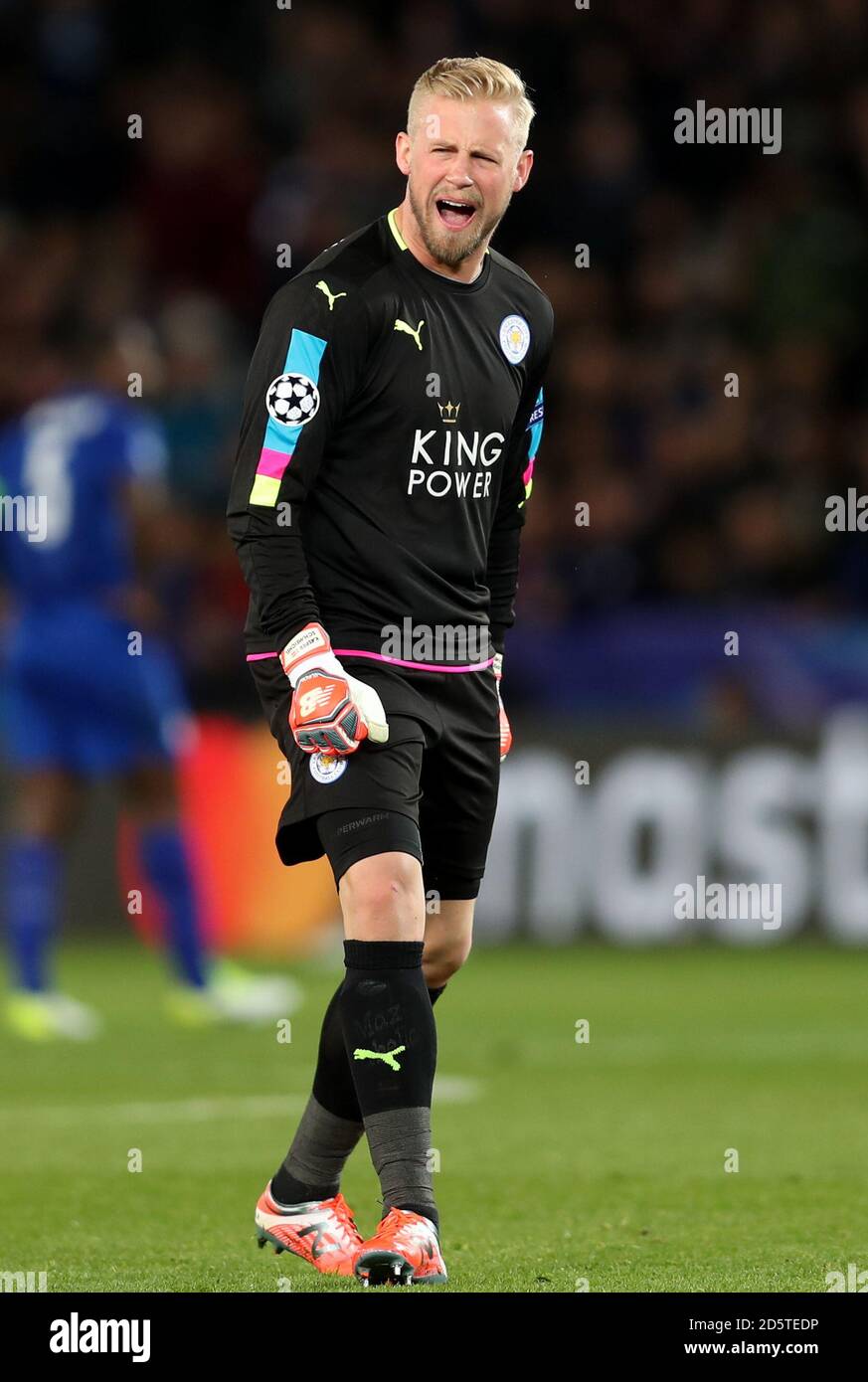 Leicester City goalkeeper Kasper Schmeichel Stock Photo - Alamy