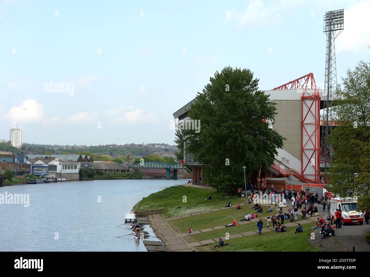 General view of the City Ground, home of Nottingham Forest Stock Photo ...