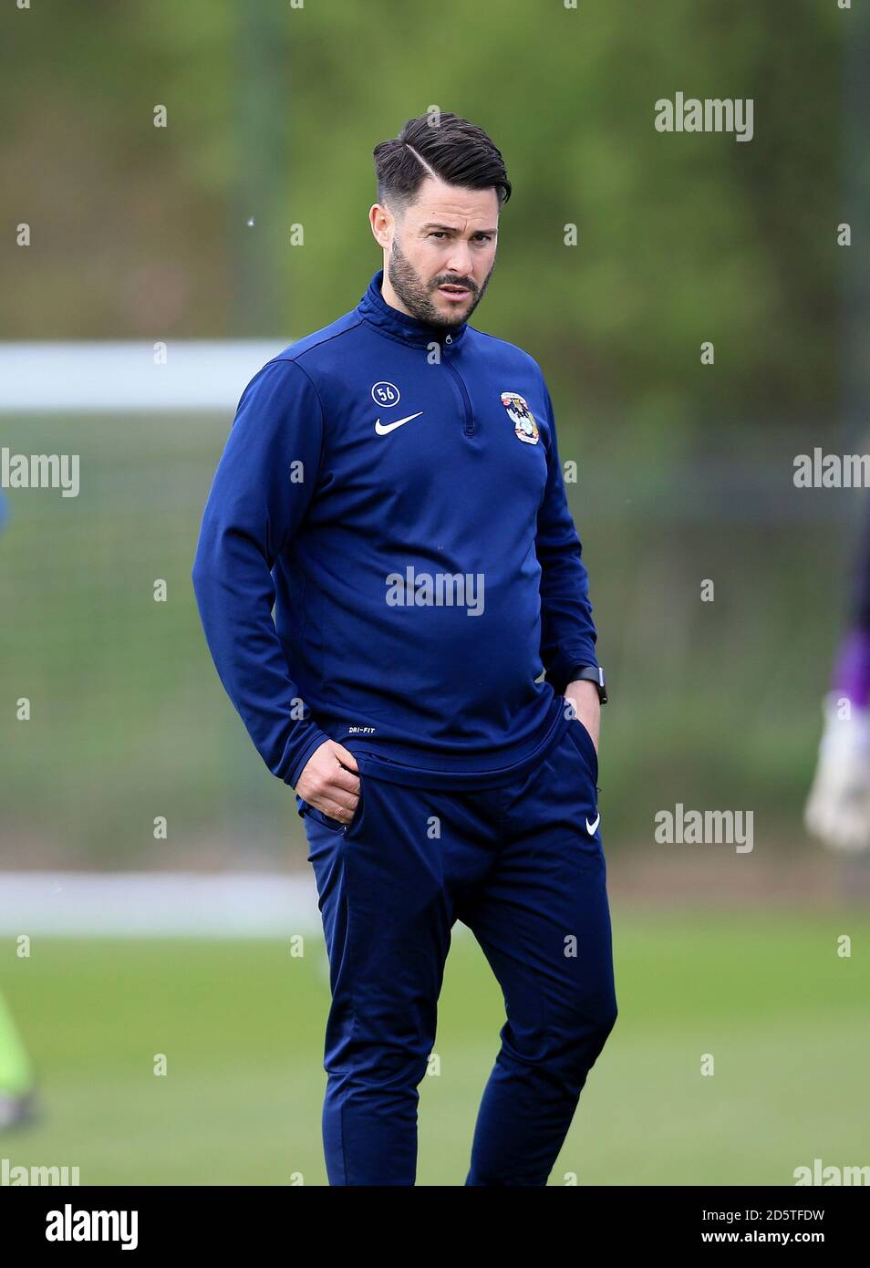 Coventry City's manager Jason Farndon Stock Photo - Alamy