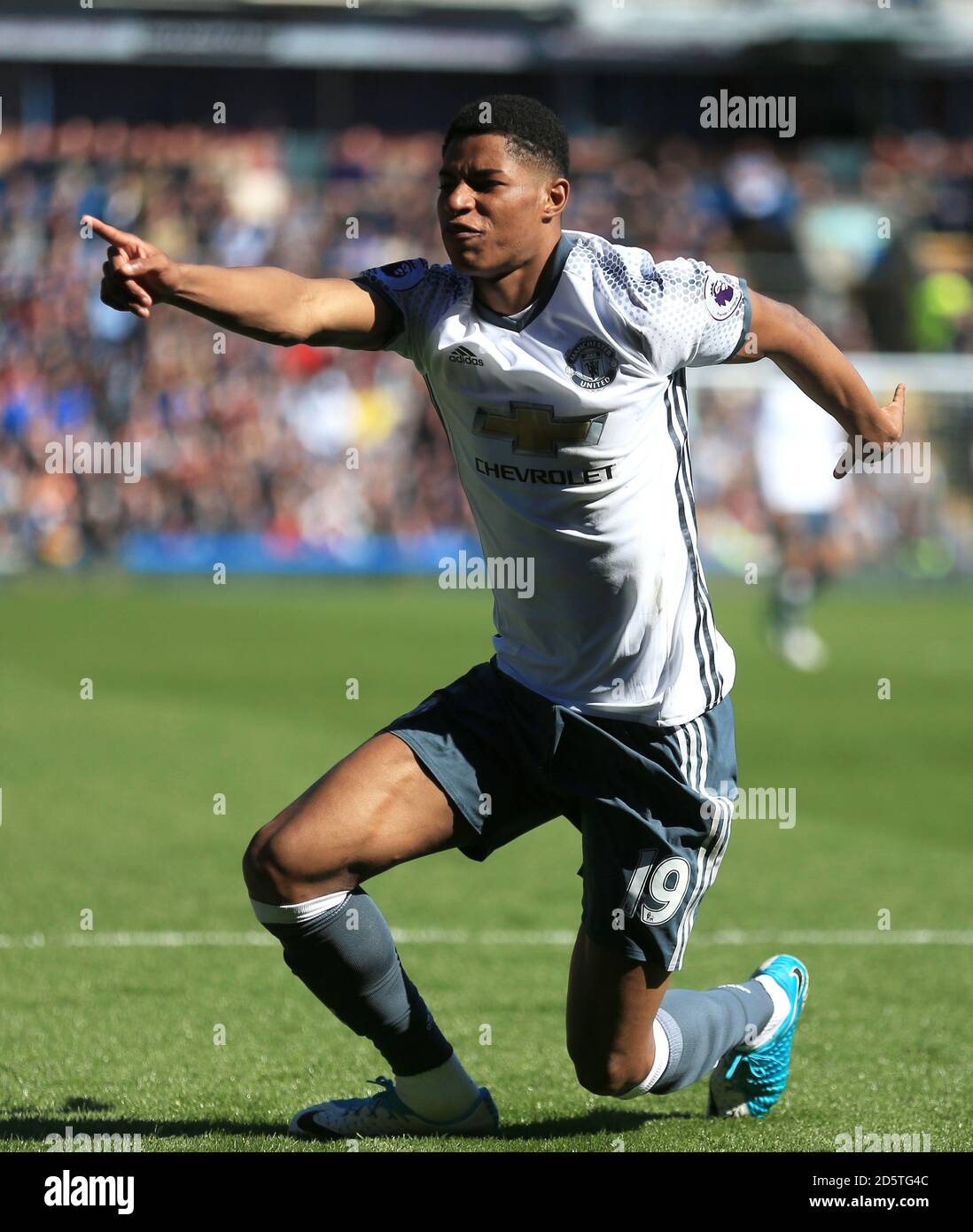 Manchester United's Marcus Rashford reacts Stock Photo - Alamy