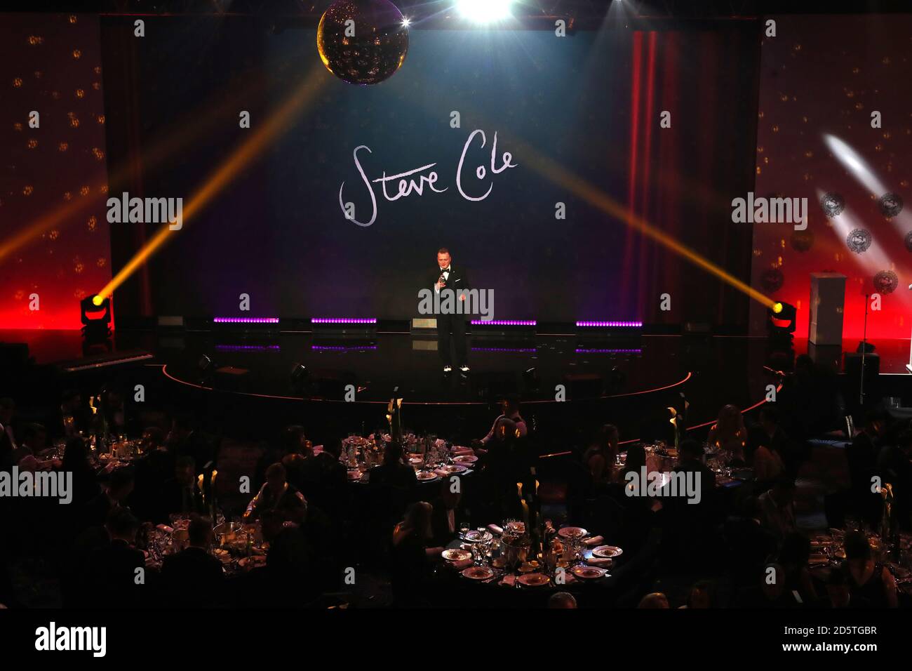 Steve Cole performs on stage during the Professional Footballers ...