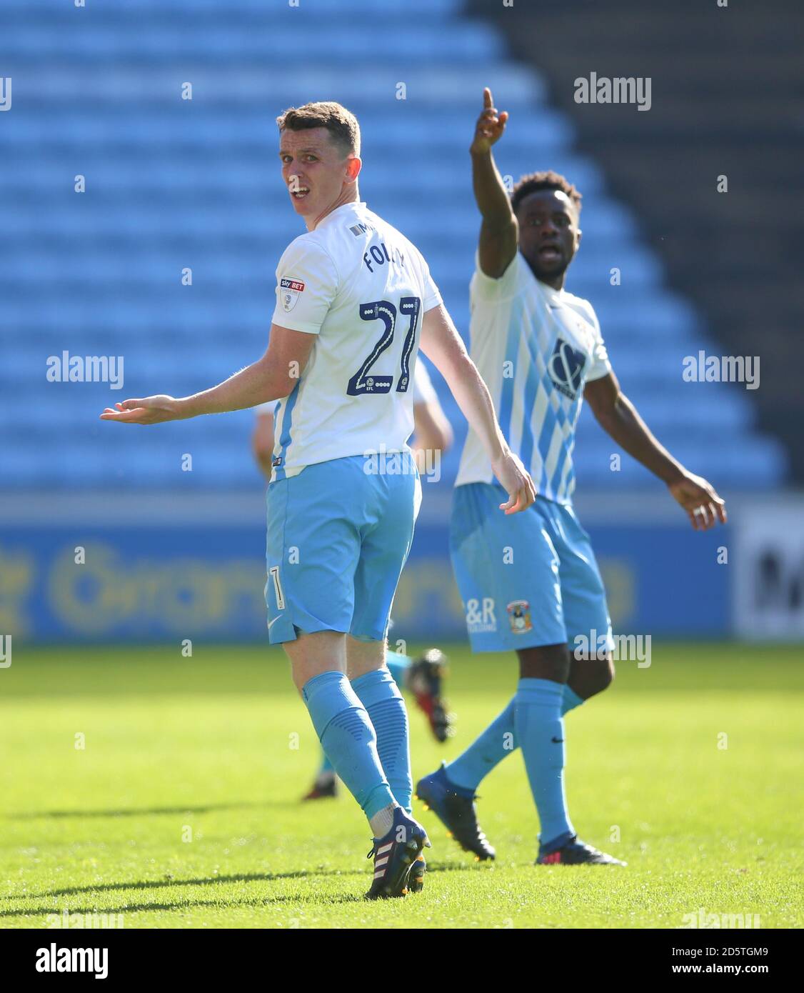 Coventry City's Kevin Foley Stock Photo - Alamy