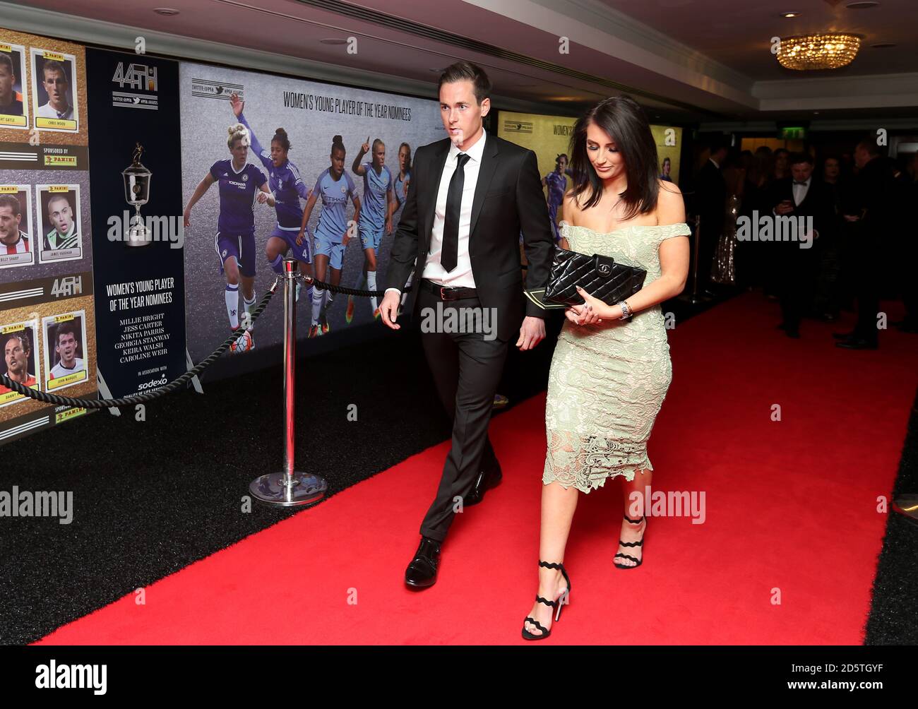 Scunthorpe United's Josh Morris and Daniella Blackledge arriving for ...