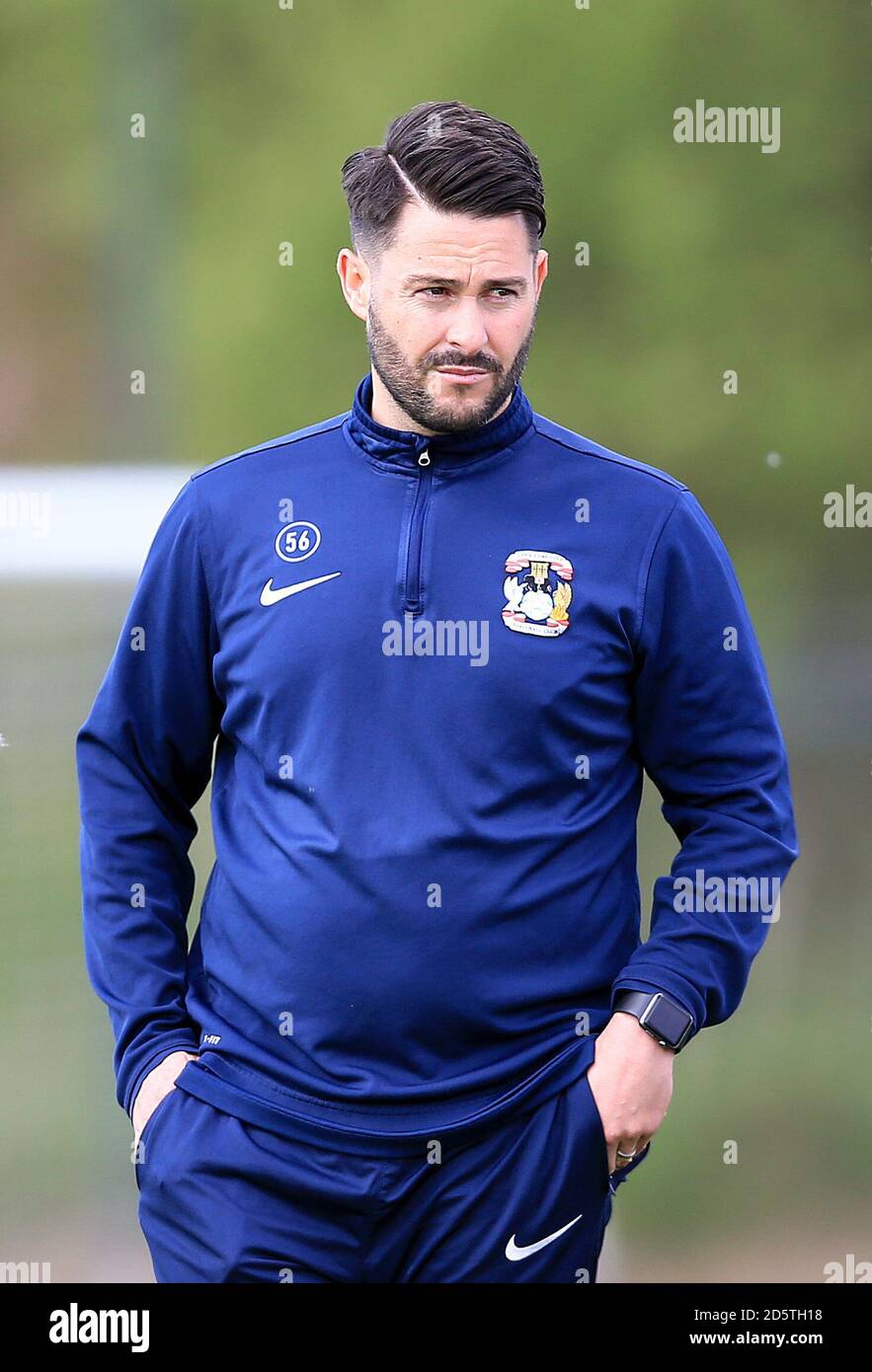 Coventry City's manager Jason Farndon Stock Photo - Alamy