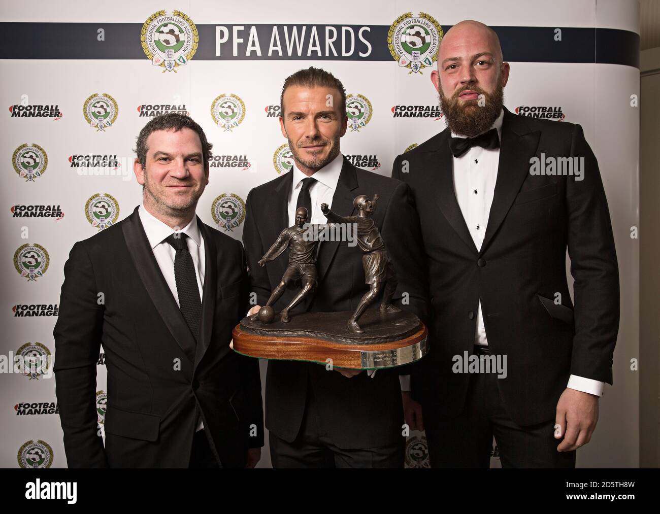 David Beckham OBE who has won the PFA award for Outstanding ...