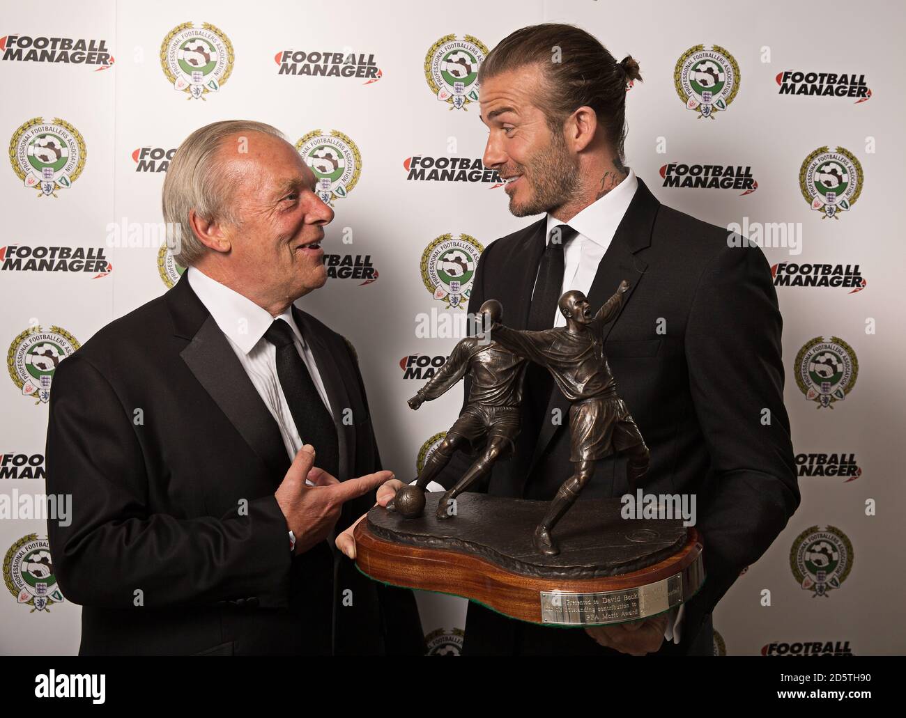 David Beckham OBE who has won the PFA award for Outstanding ...