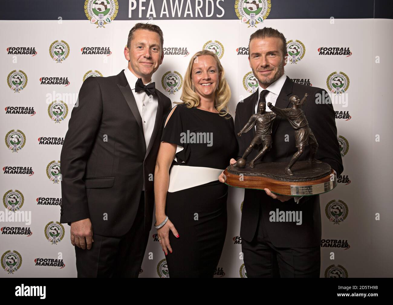 David Beckham OBE who has won the PFA award for Outstanding ...