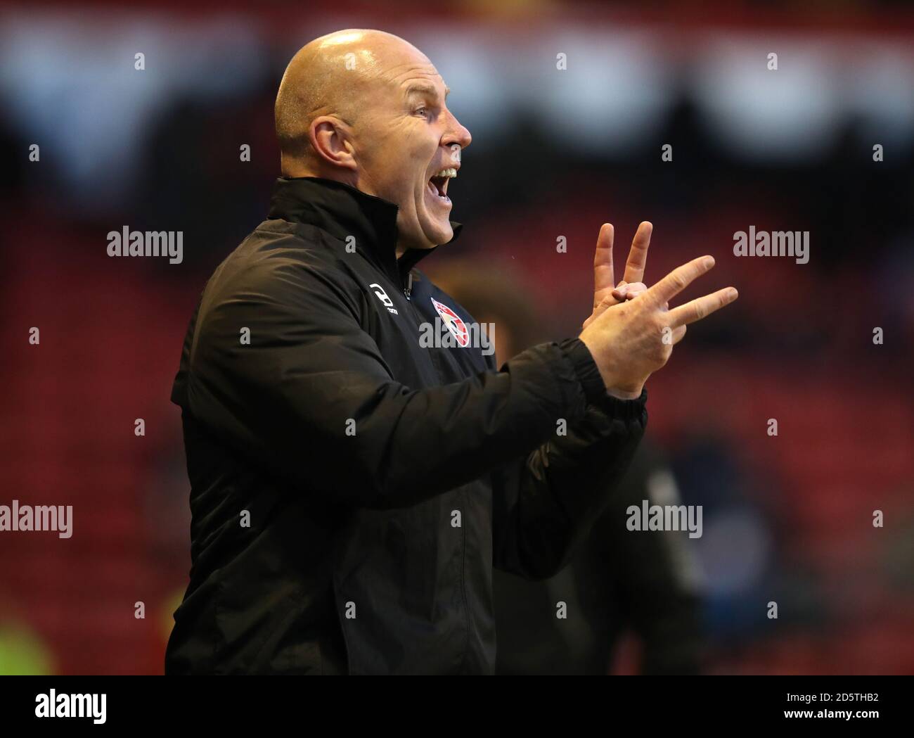 Walsall's manager Jon Whitney Stock Photo - Alamy