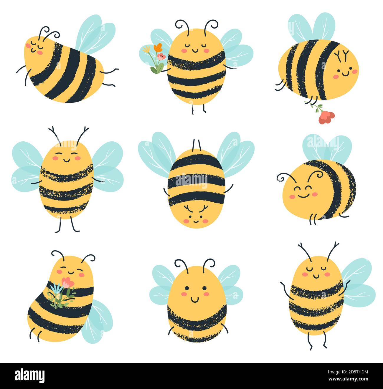Cute Bumble Bee Clip Art