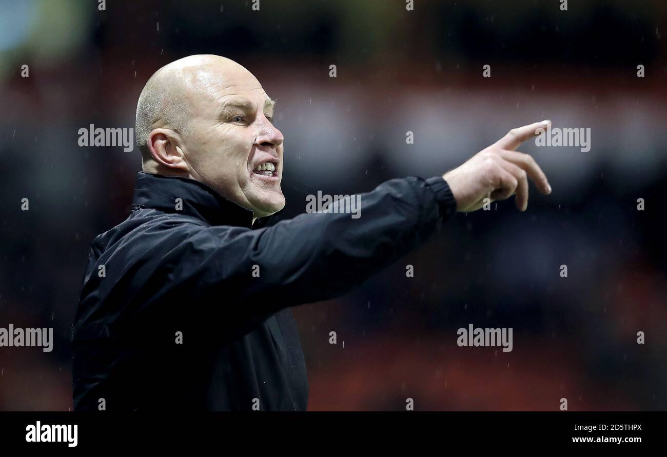 Walsall's manager Jon Whitney Stock Photo - Alamy