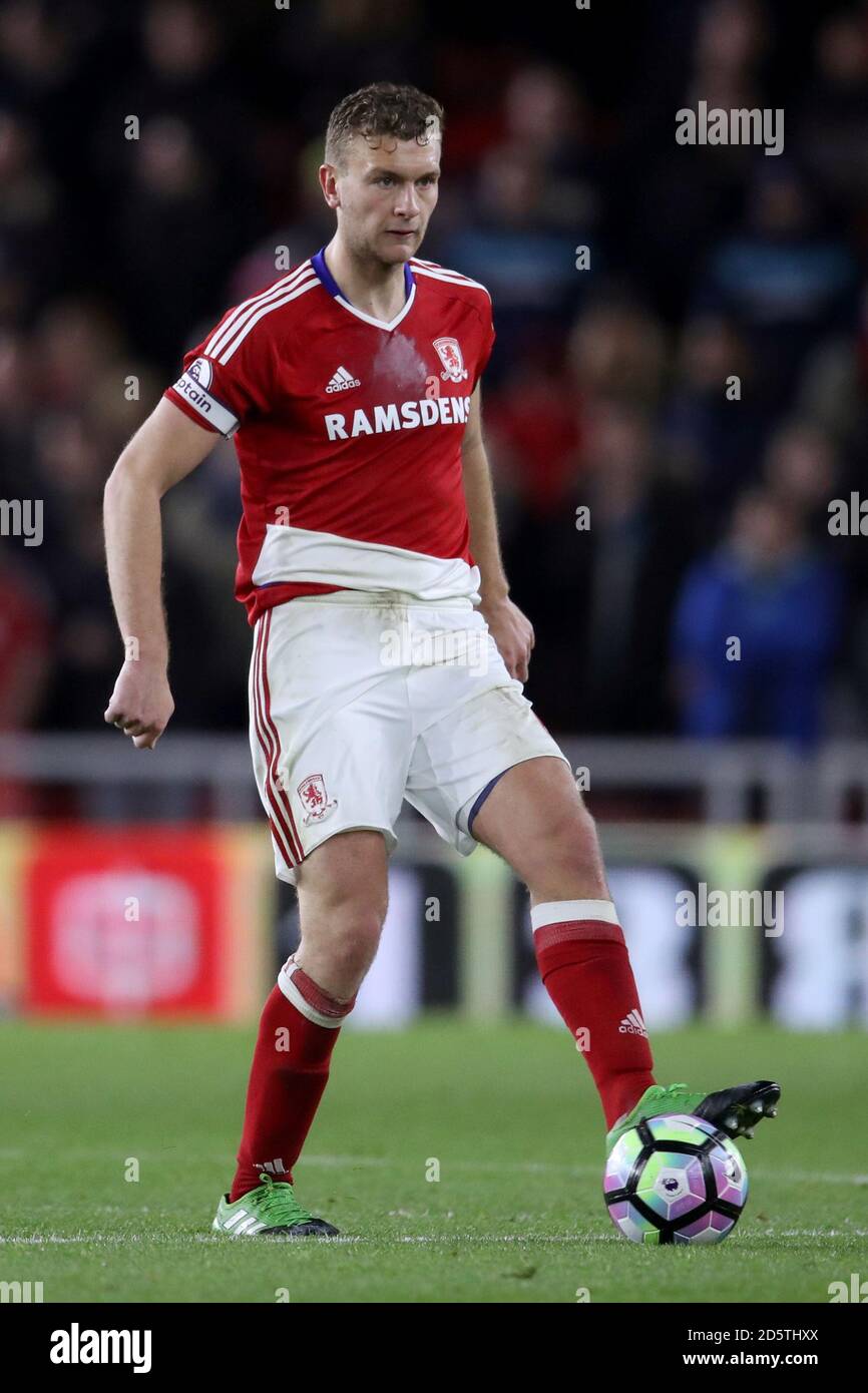 Middlesbrough's Ben Gibson Stock Photo - Alamy