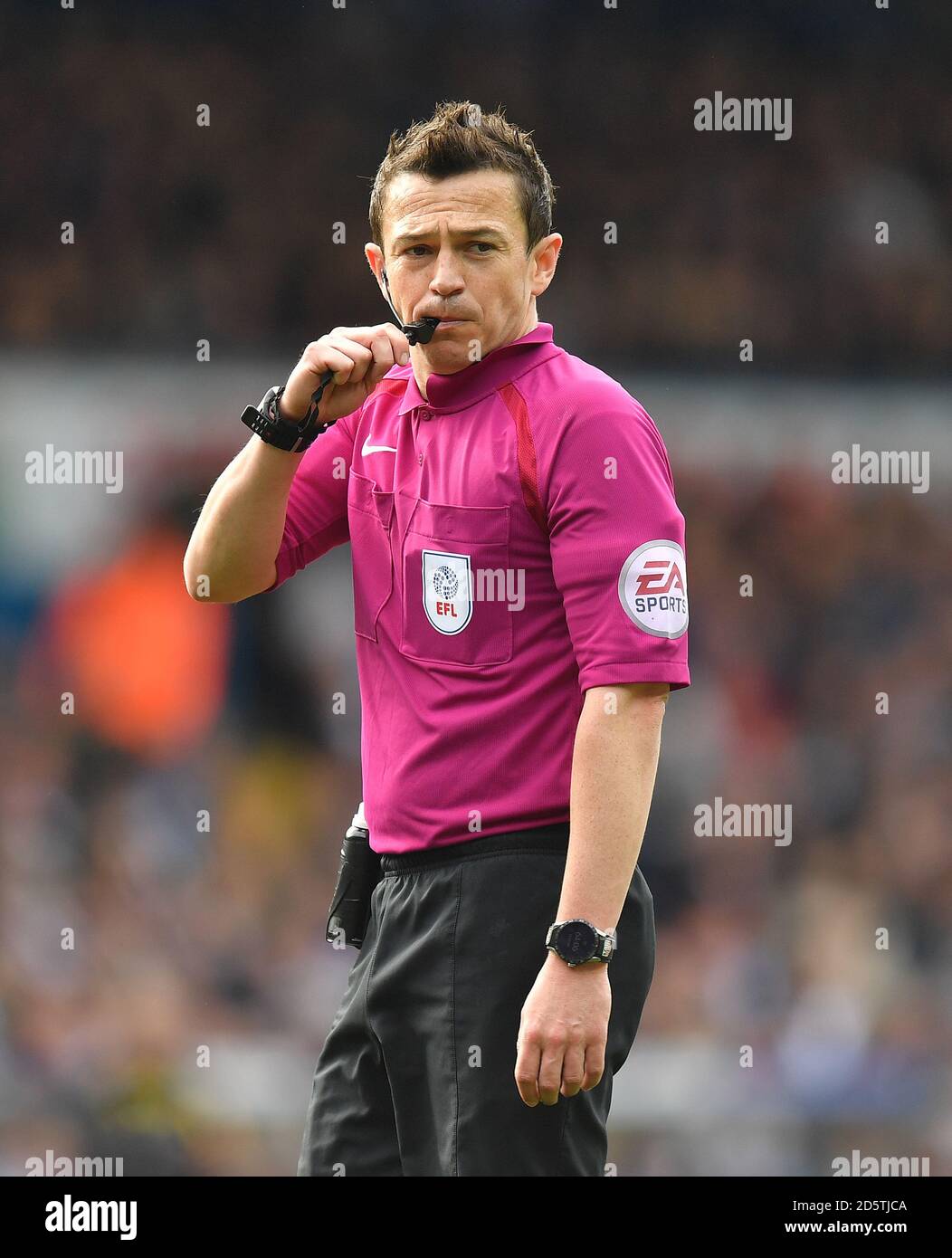 Referee Tony Harrington Stock Photo - Alamy