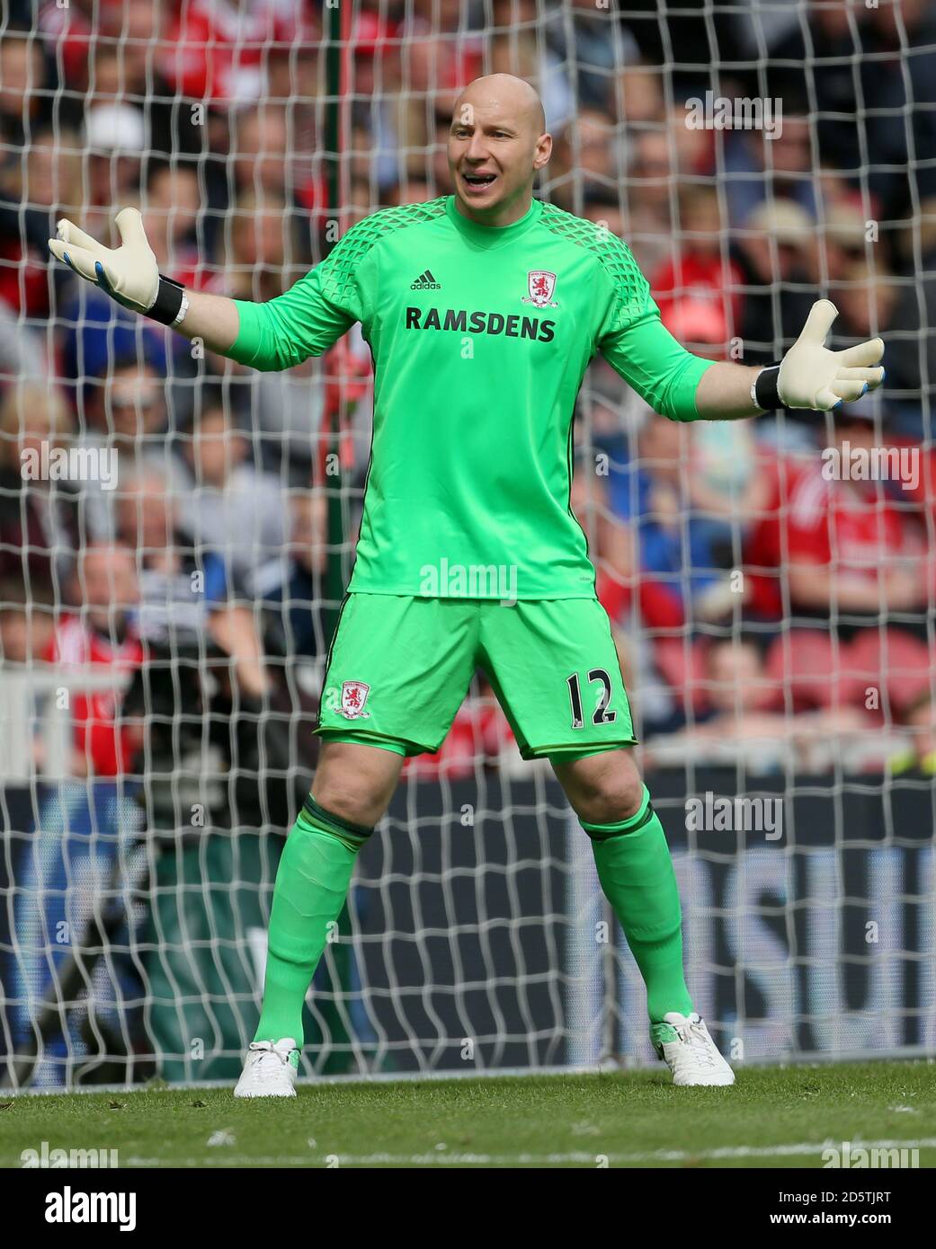 Middlesbrough goalkeeper Brad Guzan Stock Photo - Alamy