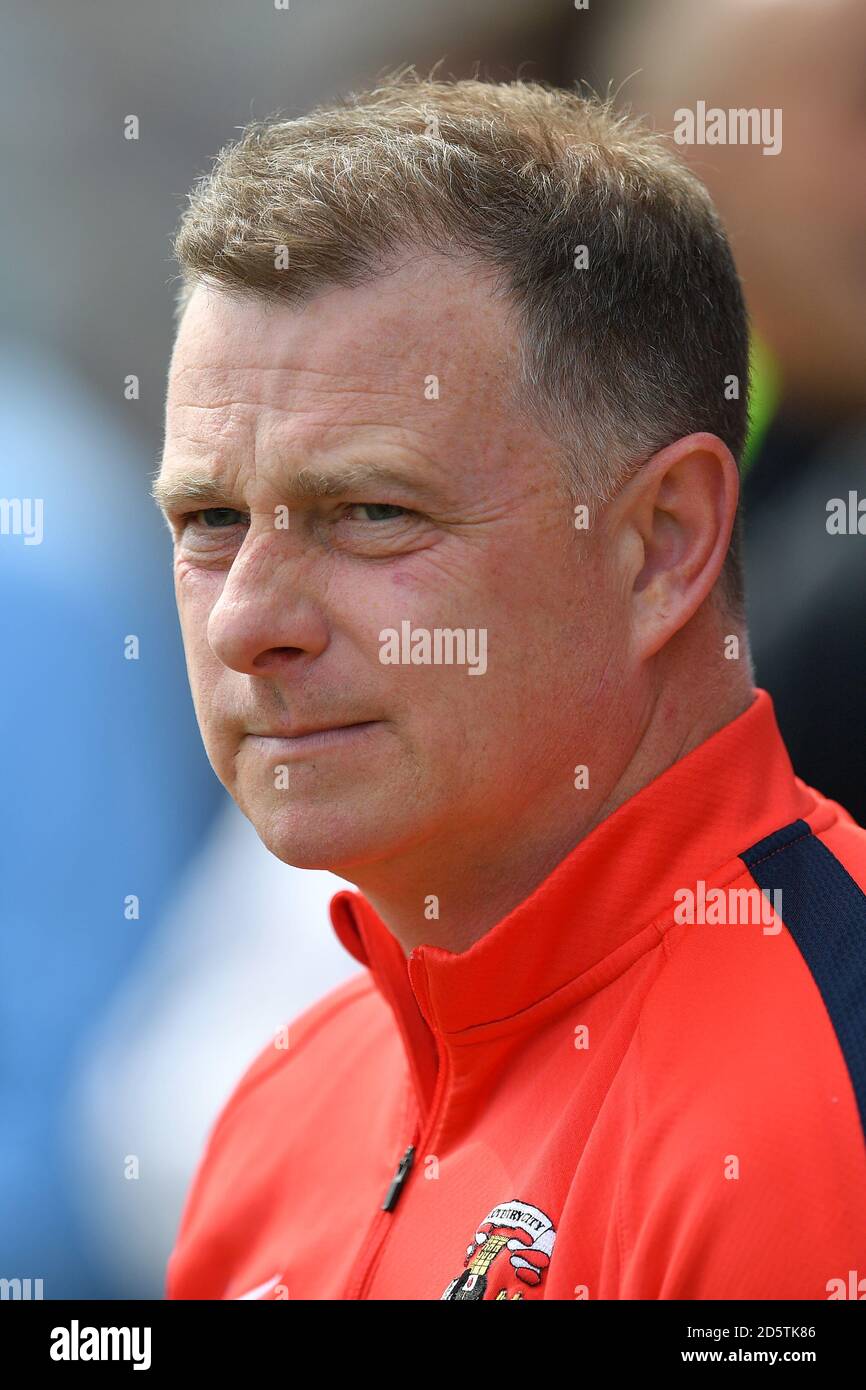 Coventry City's Manager Mark Robins Stock Photo - Alamy