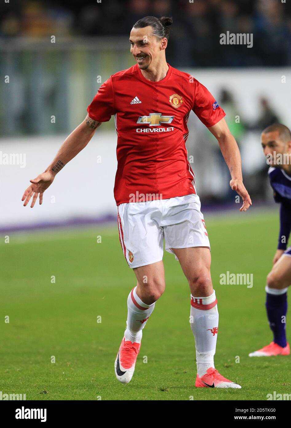 Manchester United's Zlatan Ibrahimovic Stock Photo - Alamy