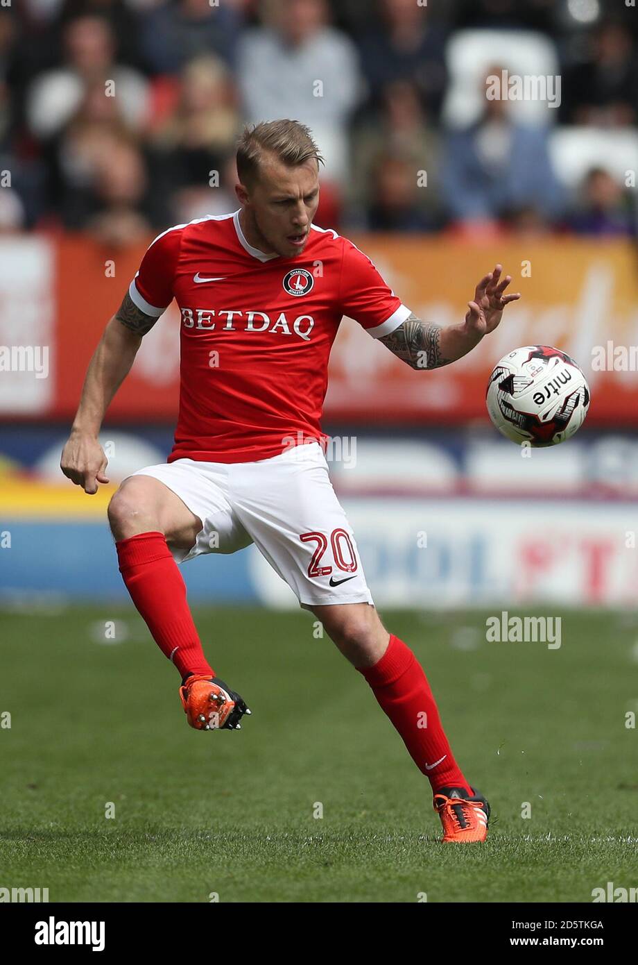Charlton Athletic's Chris Solly Stock Photo - Alamy