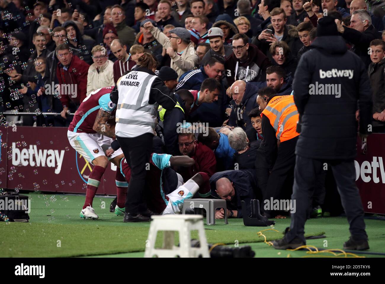 Football advertising boards hi-res stock photography and images - Alamy