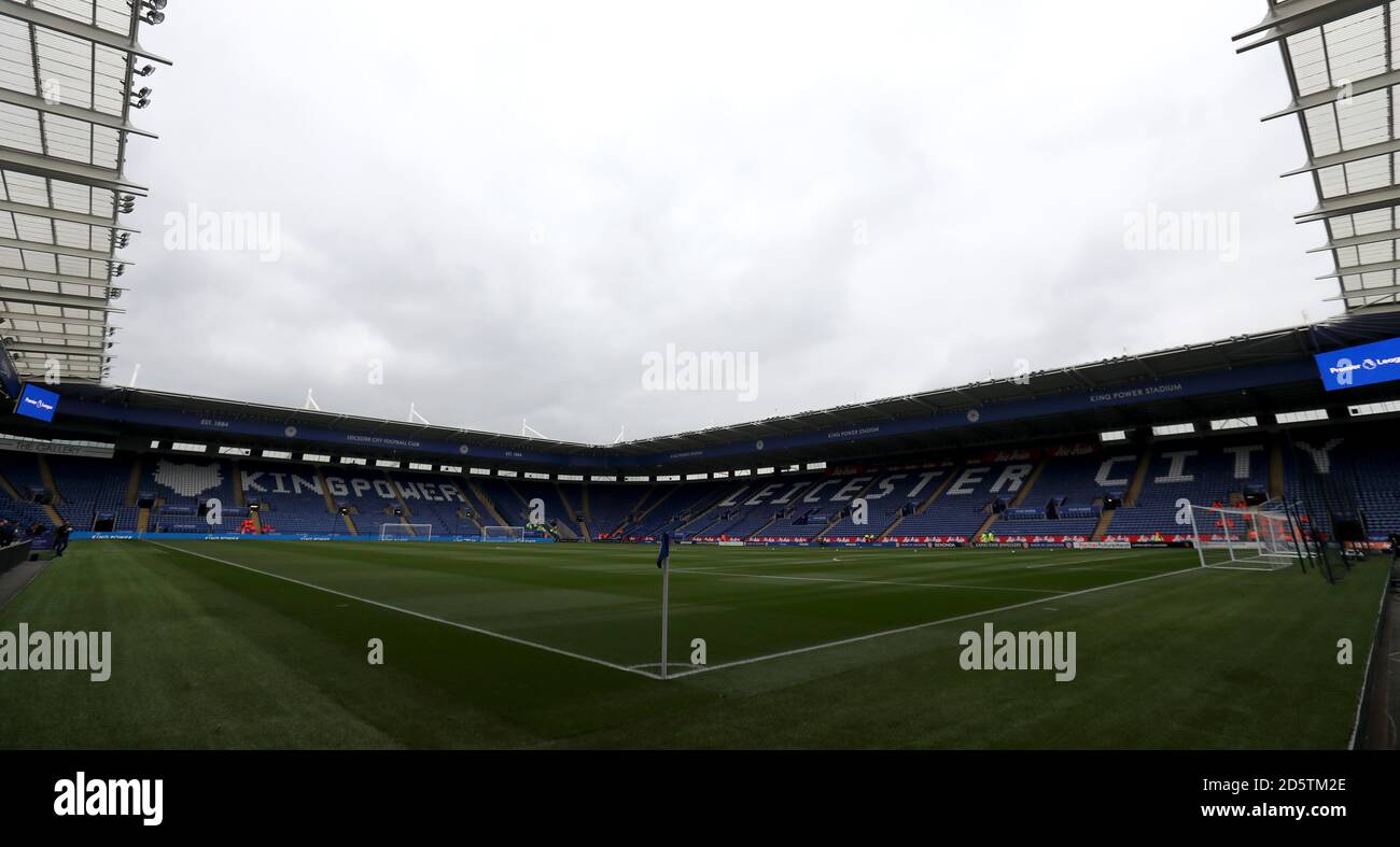 A general view of the King Power Stadium Stock Photo - Alamy