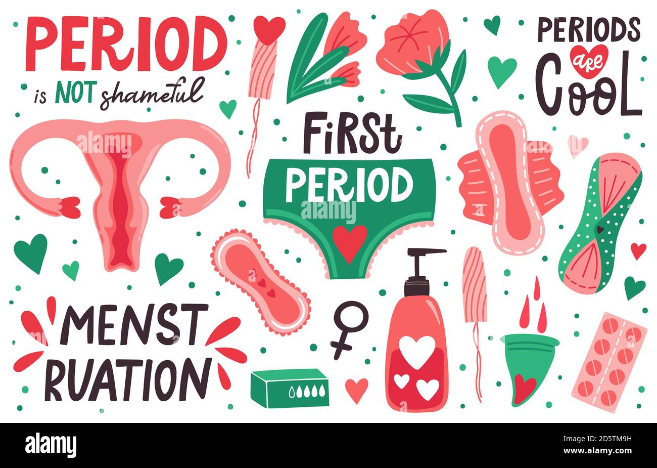 Menstruation Hygiene Female Menstrual Cycle Periods Hygiene