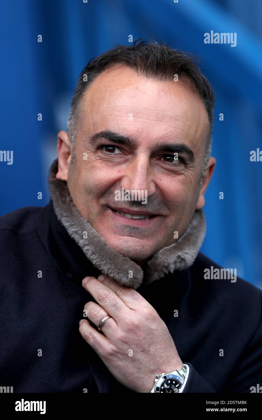 Sheffield Wednesday manager Carlos Carvalhal Stock Photo - Alamy