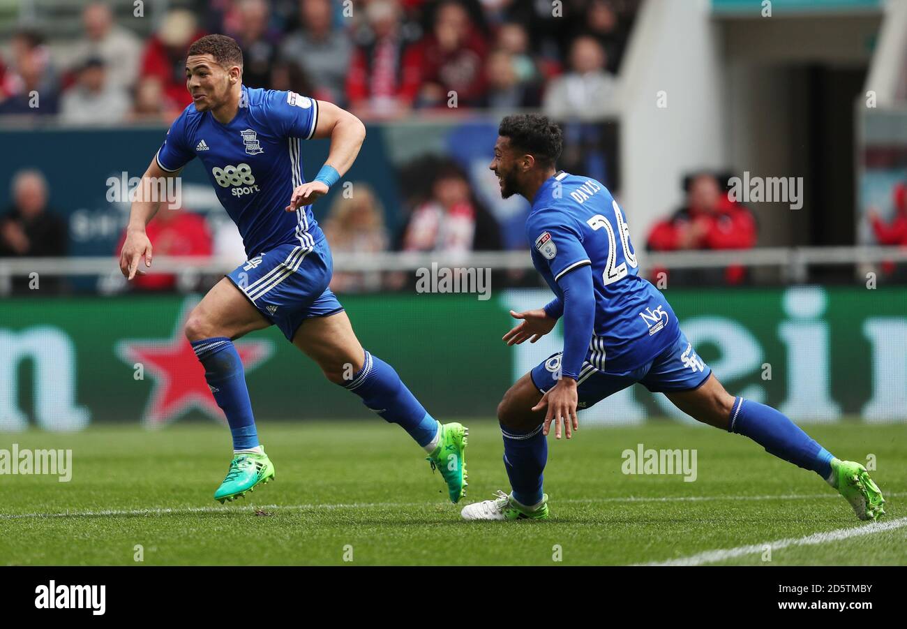 Birmingham City's Che Adams celebrates scoring their first goal Stock ...