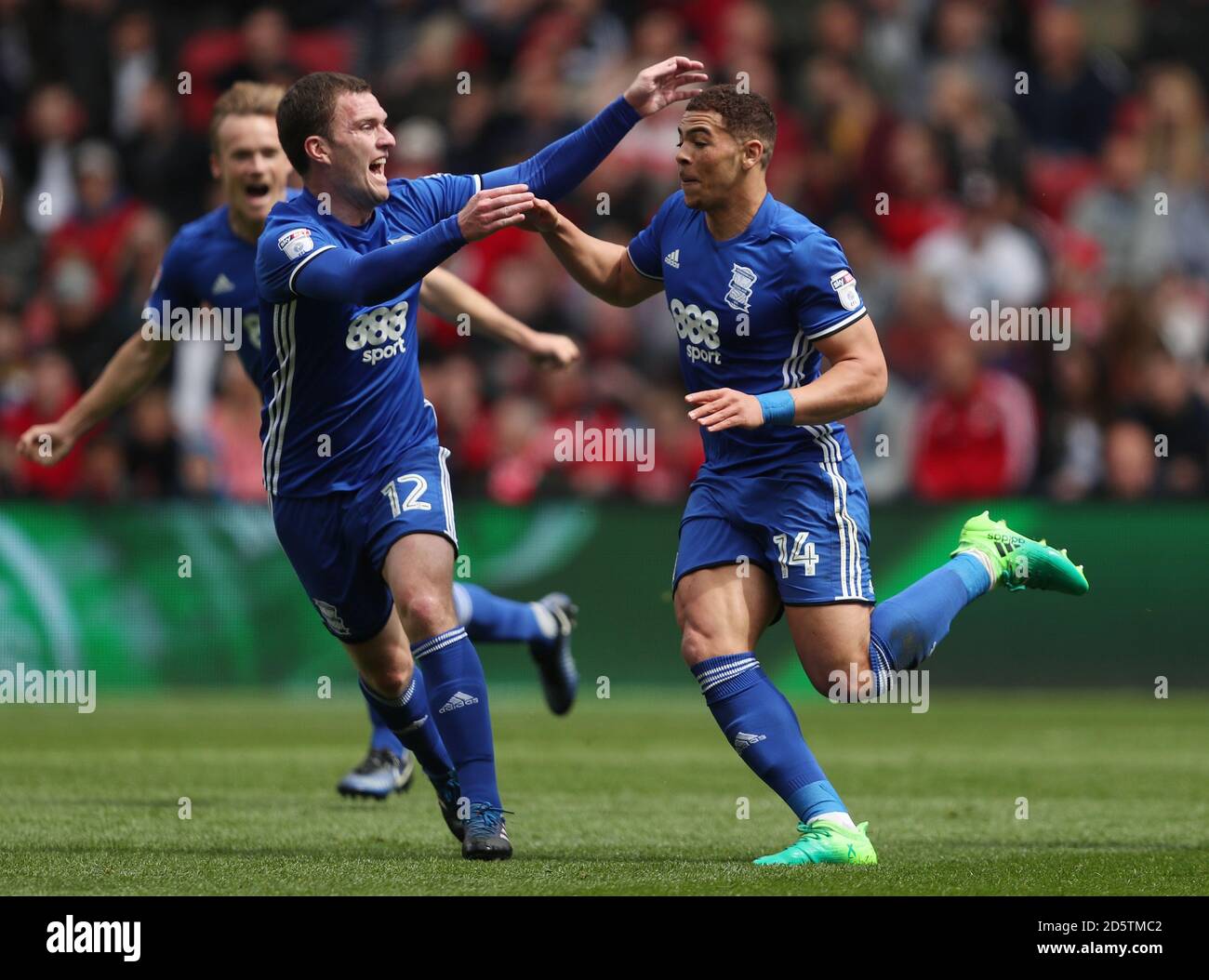 Birmingham City's Che Adams celebrates scoring their first goal Stock ...