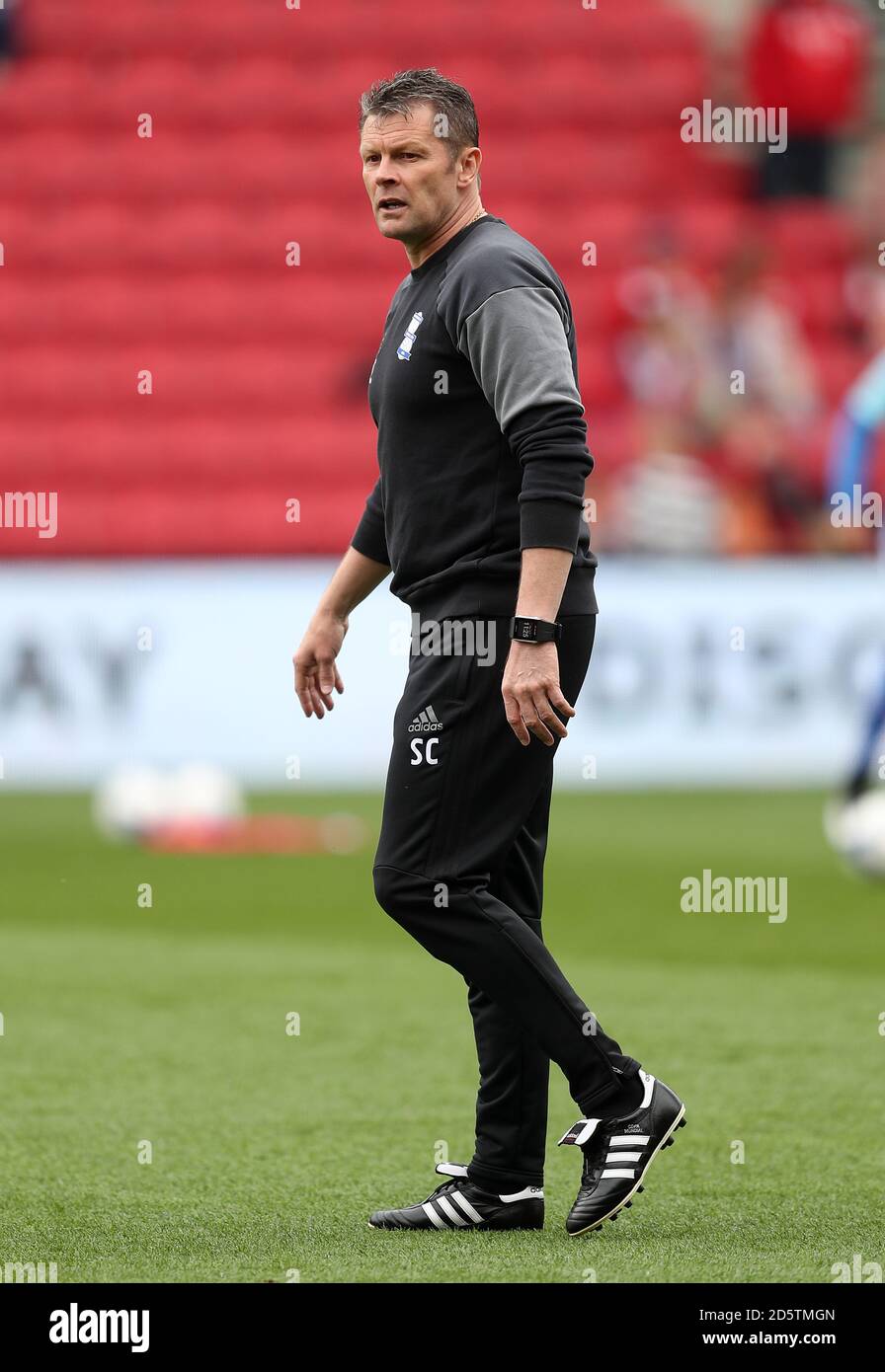 Birmingham City first-team coach Steve Cotterill before the game Stock ...