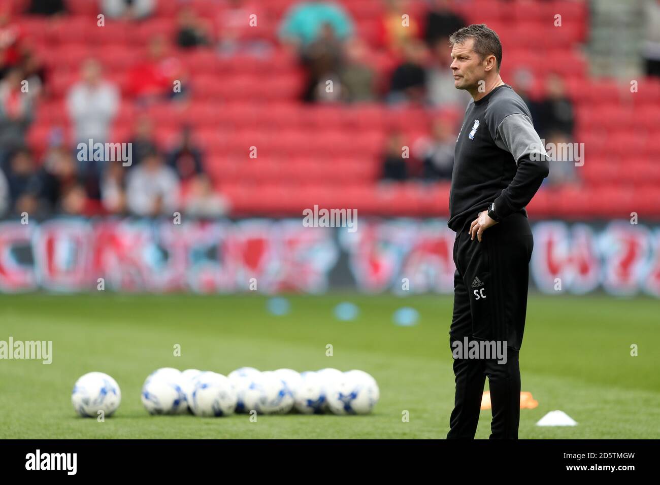 Birmingham City first-team coach Steve Cotterill before the game Stock ...