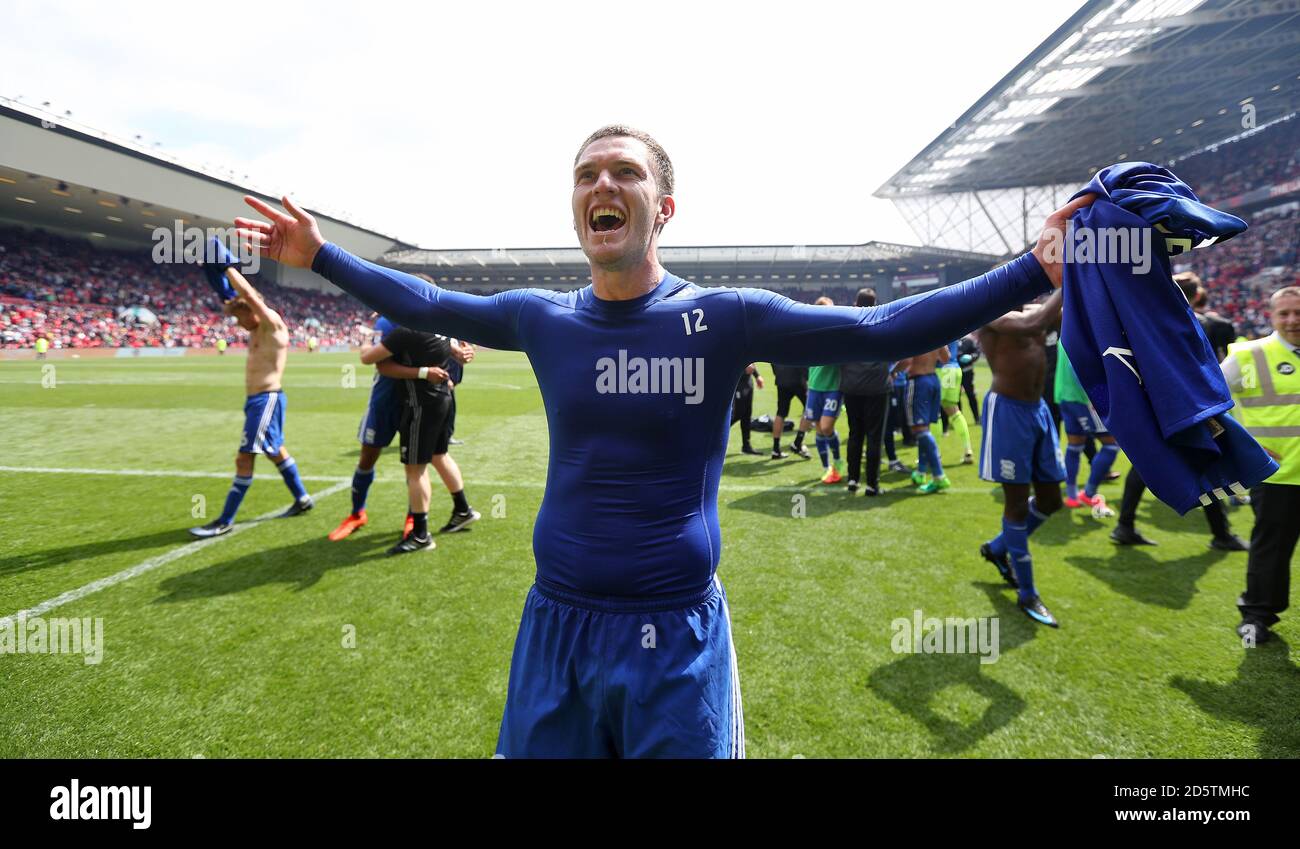 Birmingham City's Craig Gardner celebrates Championship survival after ...