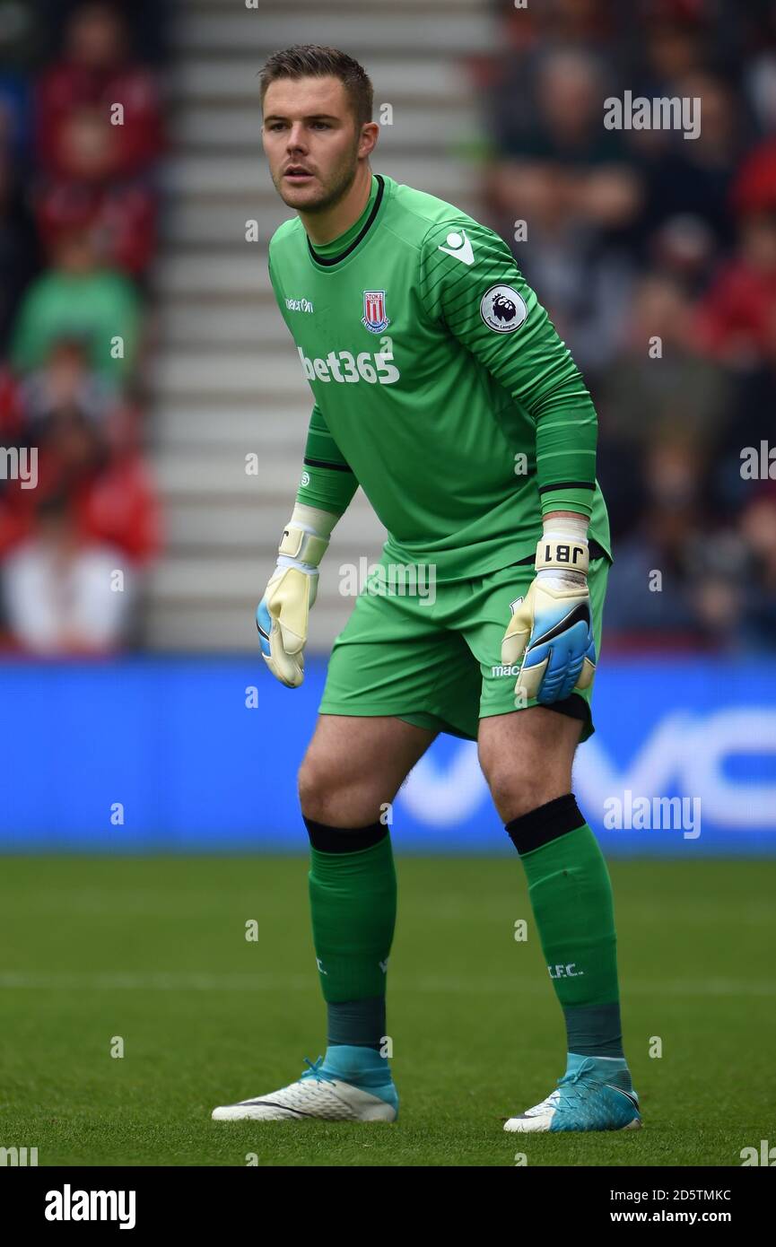 Stoke City goalkeeper Jack Butland Stock Photo - Alamy