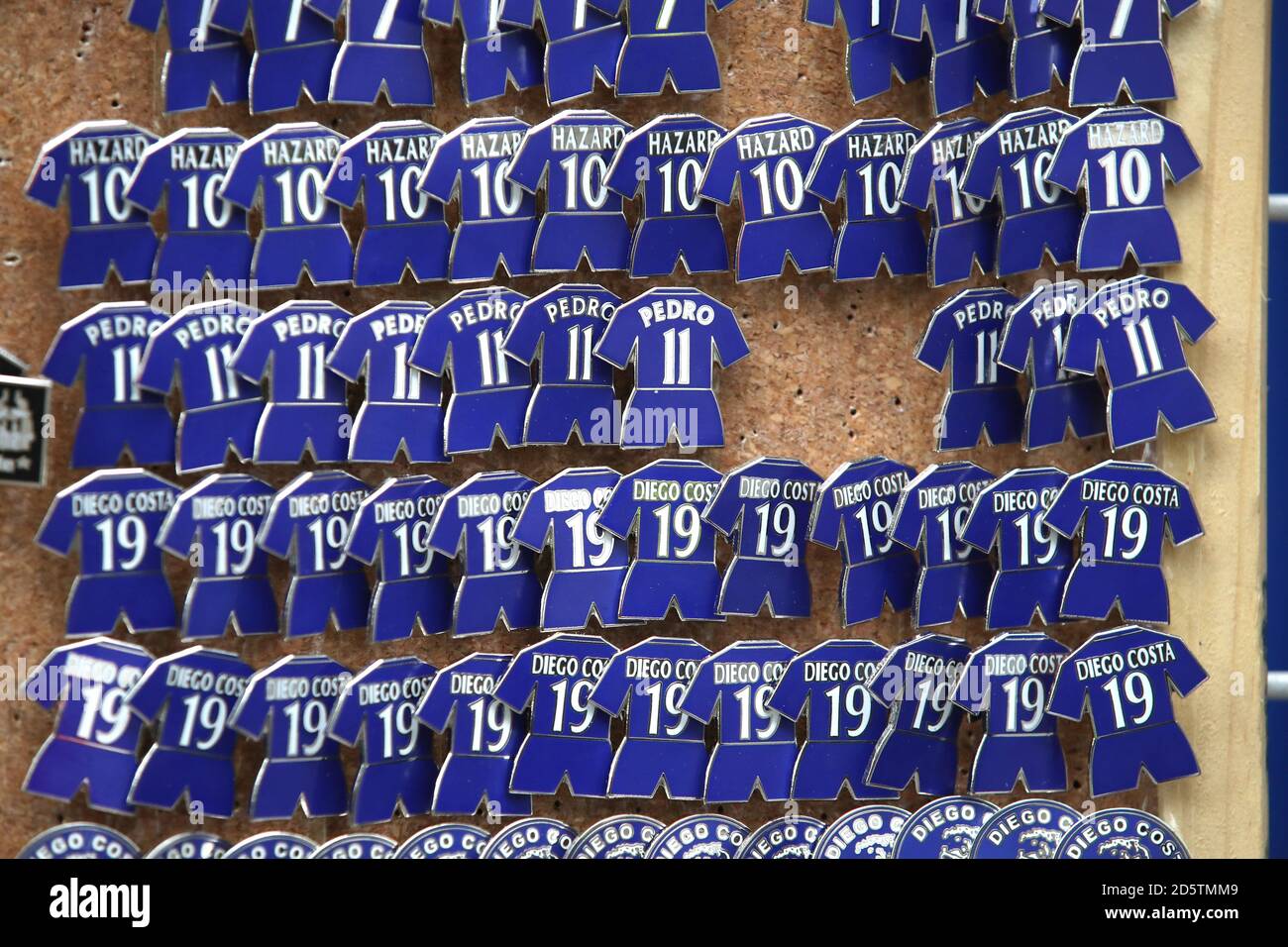 Chelsea pin badges Stock Photo - Alamy