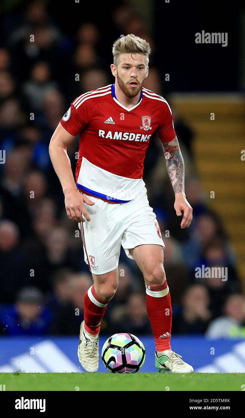 Middlesbrough's Adam Clayton Stock Photo - Alamy