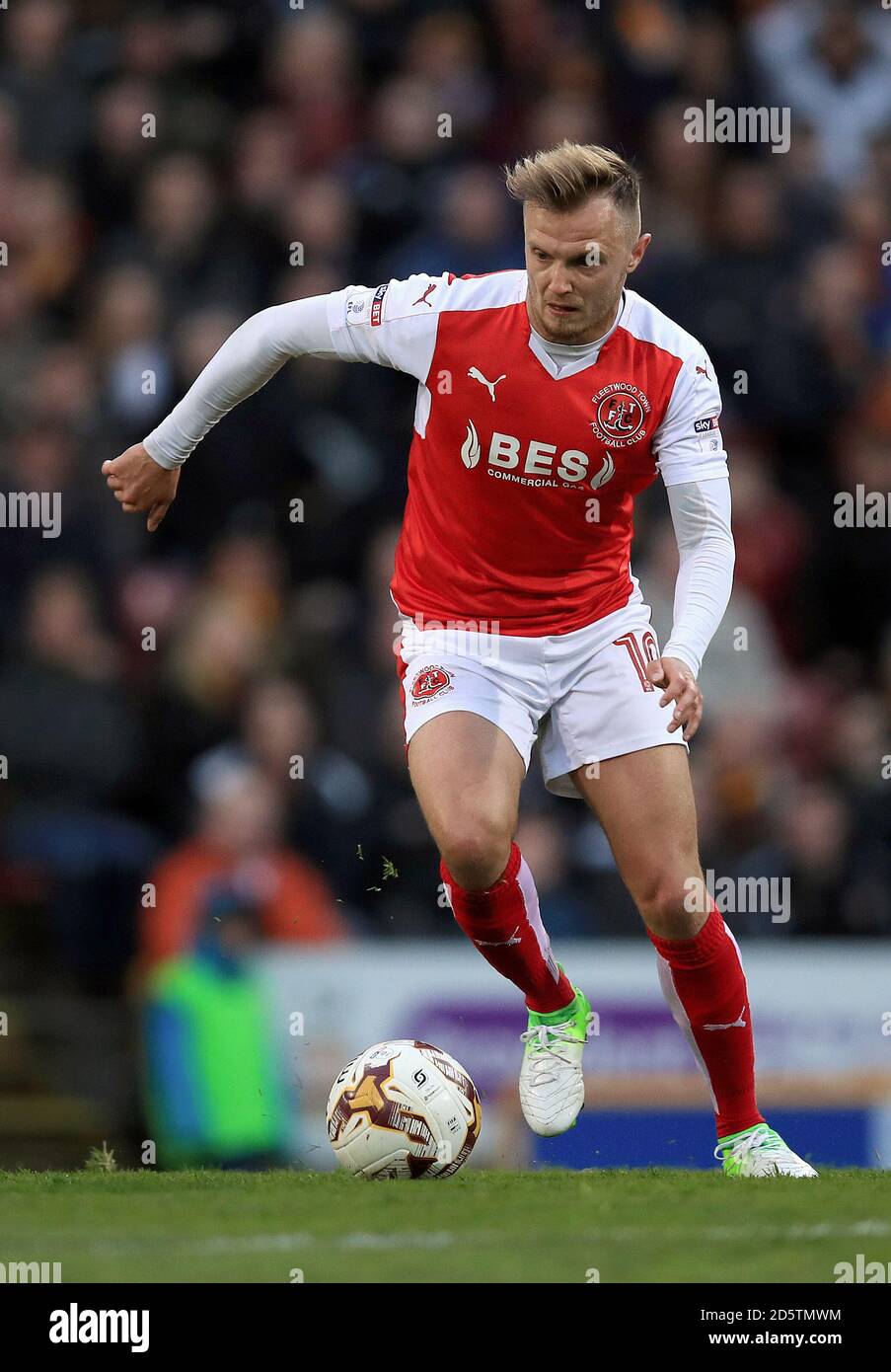Fleetwood Town's David Ball Stock Photo - Alamy