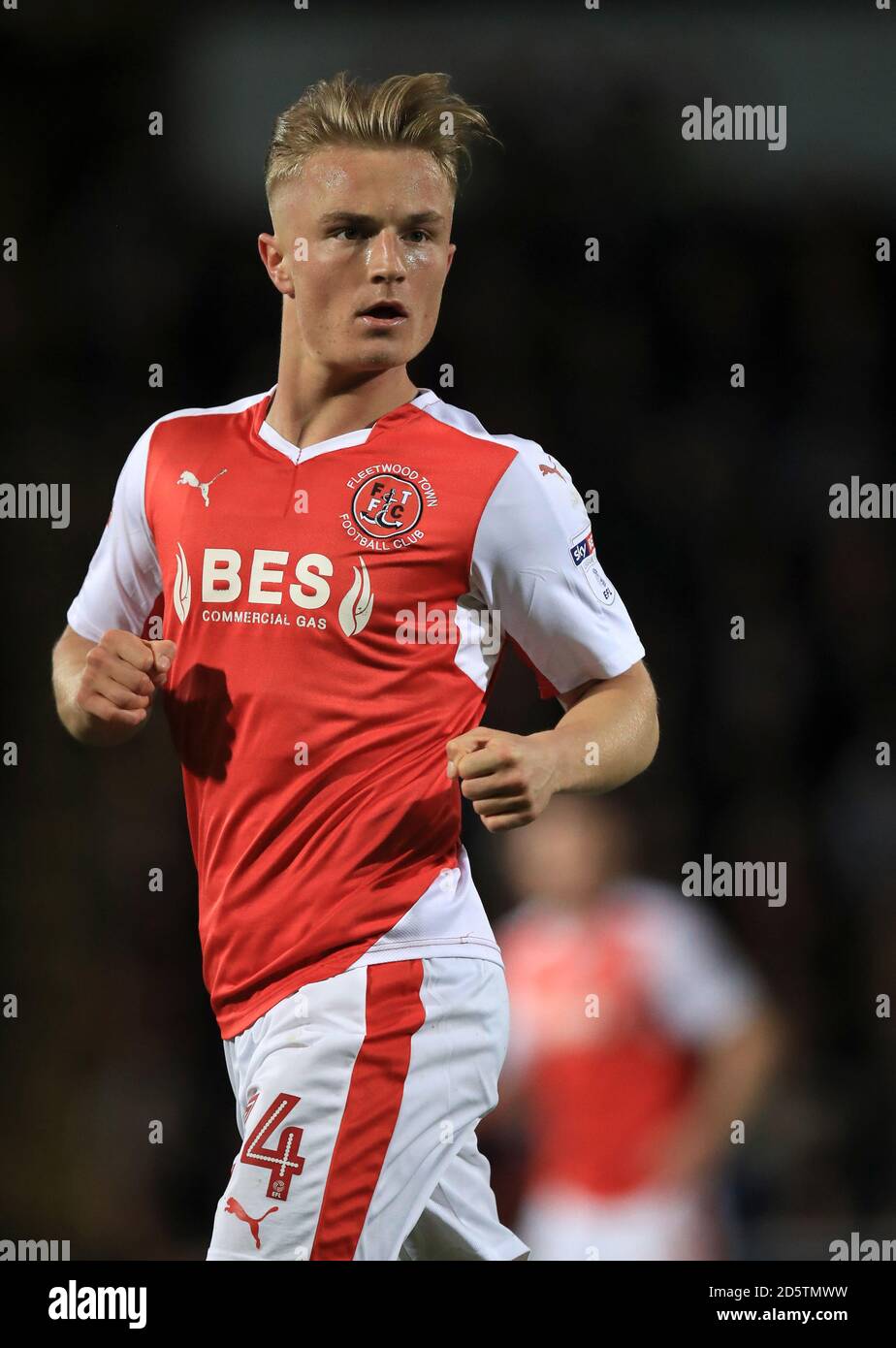 Fleetwood Town's Kyle Dempsey Stock Photo - Alamy