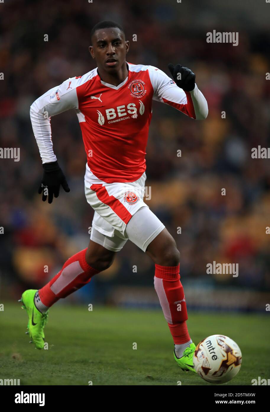 Fleetwood Town's Amari'i Bell Stock Photo - Alamy