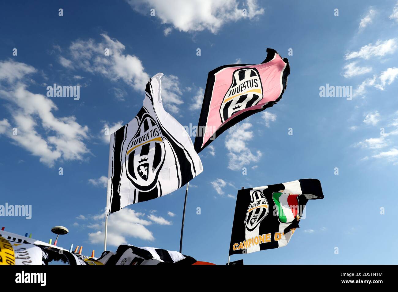 Juventus flags hi-res stock photography and images - Alamy