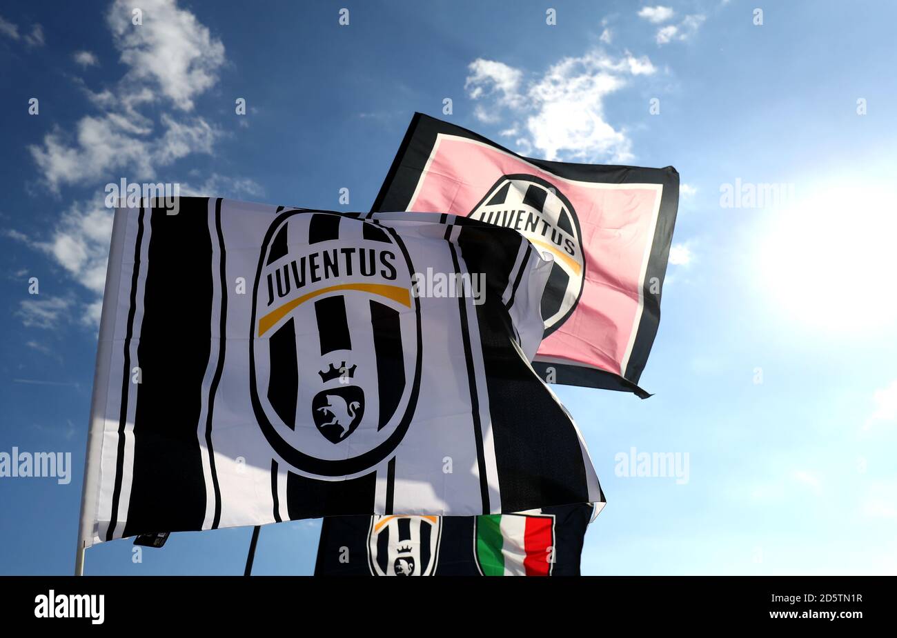 Juventus flags hi-res stock photography and images - Alamy