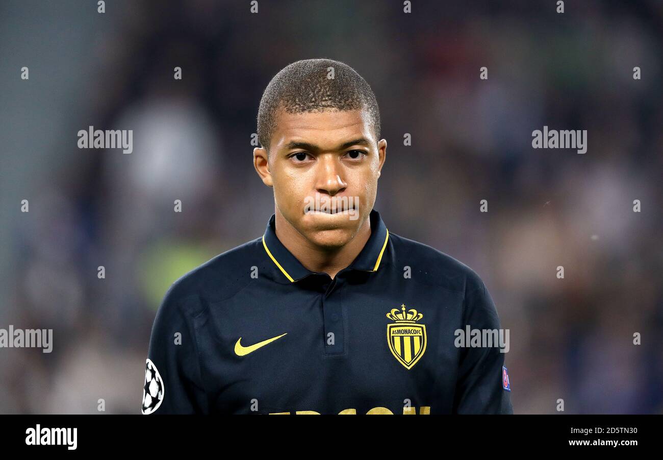 AS Monaco's Kylian Mbappe Stock Photo - Alamy