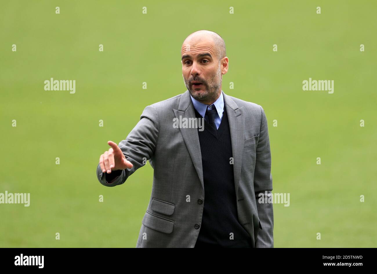 Manchester City manager Pep Guardiola on the touchline Stock Photo - Alamy