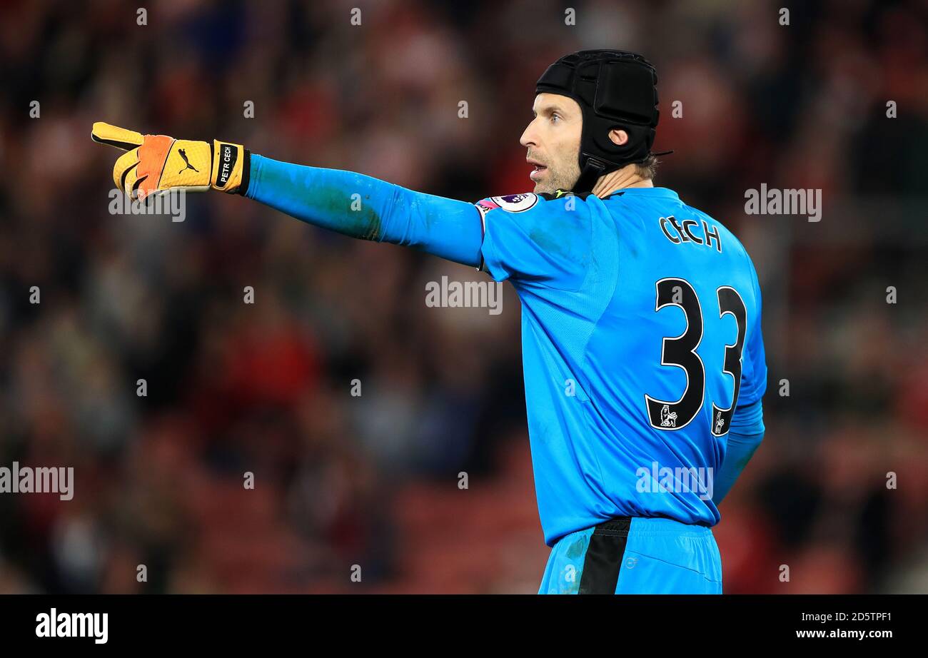 Arsenal goalkeeper Petr Cech Stock Photo - Alamy