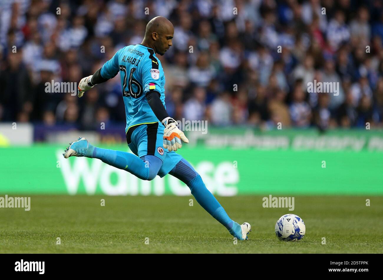 Readin goalkeeper Ali Al-Habsi in action Stock Photo - Alamy
